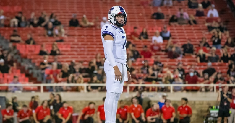 Matthew Downing, TCU quarterback, enters the transfer portal