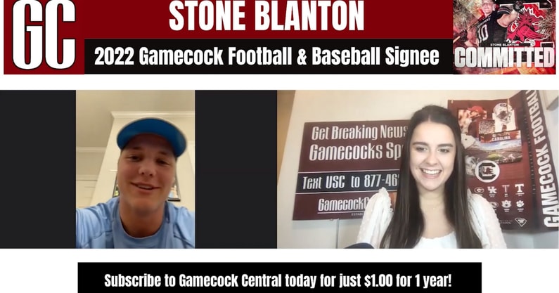 Stone Blanton, 2022 South Carolina Football & Baseball Signee | Give Me ...