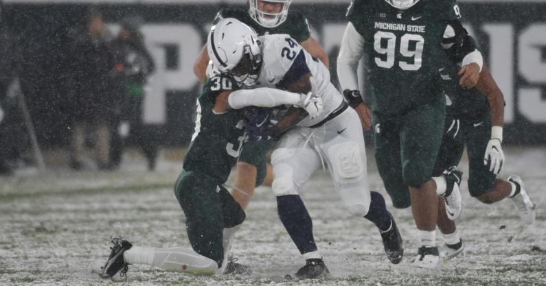 Penn State running back Keyvone Lee leads again in winter workouts - On3
