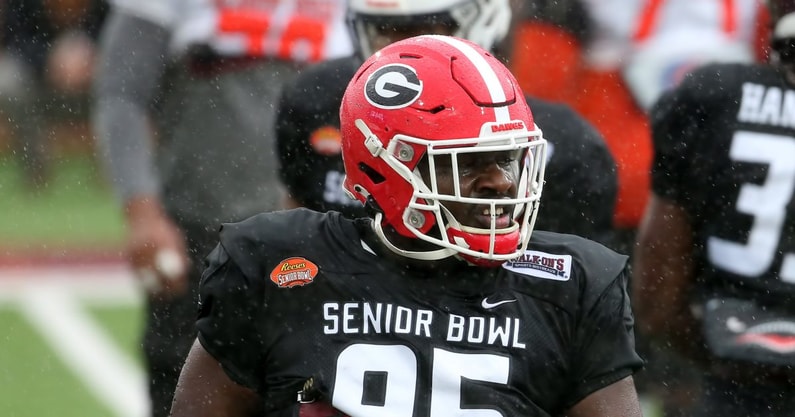 WATCH: Georgia Bulldogs Devonte Wyatt posts linebacker like time in the ...