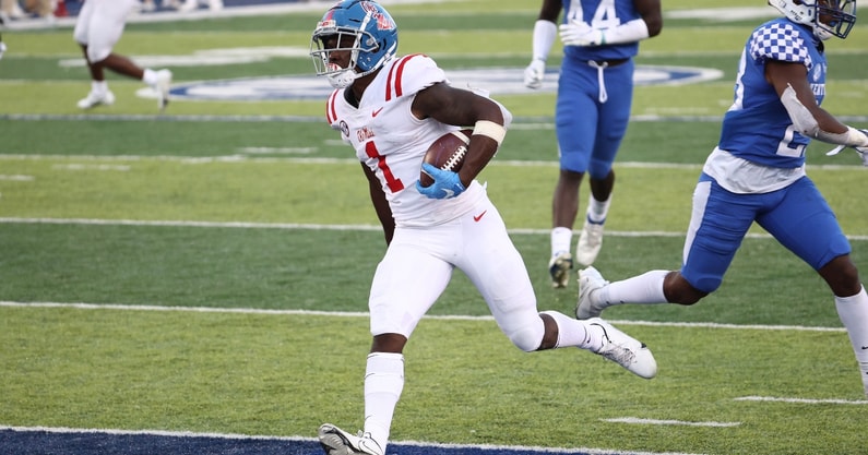 Lane Kiffin evaluates Jonathan Mingo's big-play potential after big ...