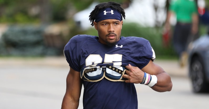 Deland McCullough offers hints on possible Notre Dame RB roles