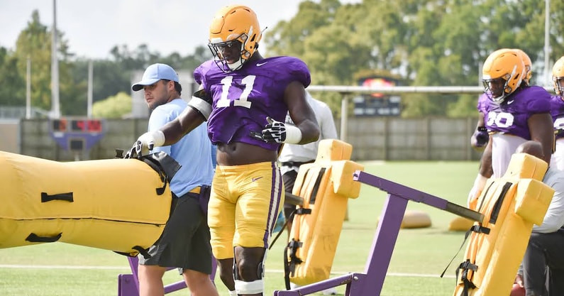 Tidbits: LSU defense viewing for rainy Tuesday practice - On3