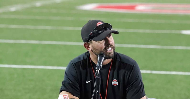 LOOK: Top Ohio State assistant visits 5-star commit - On3