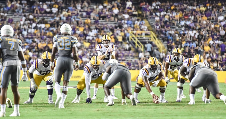 LSU Football picks out a new starting 5 on the OL - at least for now