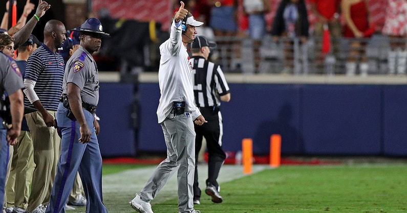 What Lane Kiffin said on this week's SEC Coaches Teleconference