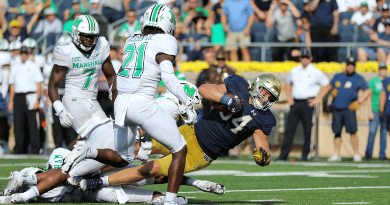 What the Kevin Bauman injury means for the Notre Dame tight end room