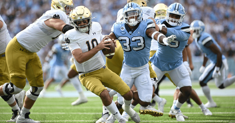 Report card: Grading Notre Dame football in win over North Carolina