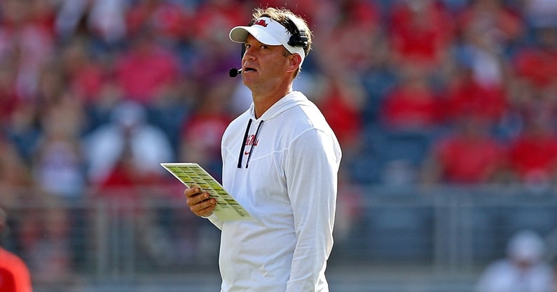 LOOK: Lane Kiffin trolls own assistant coach after Ole Miss win - On3