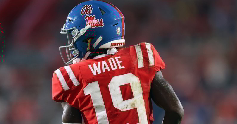 Ole Miss receiver Dayton Wade is always ready whenever called on