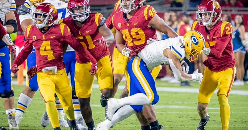 WATCH: USC Hangs On to Beat Cal 41-35 at the Coliseum - On3