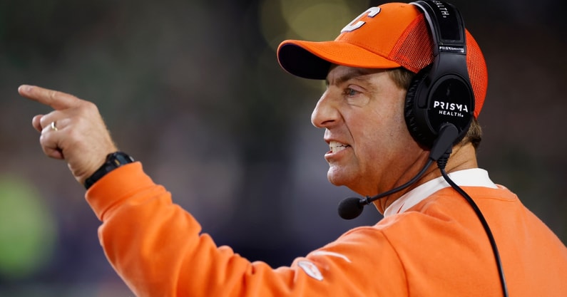 ESPN insider calls on Dabo Swinney, Clemson to make major change at ...