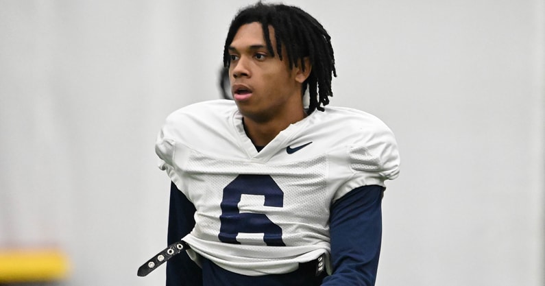 Penn State coach James Franklin talks status of receiver Harrison Wallace III