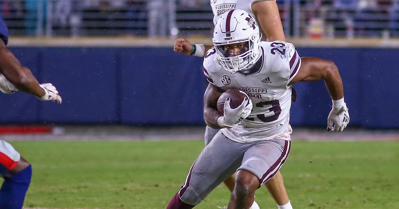 Auburn offers Mississippi State running back transfer Dillon Johnson
