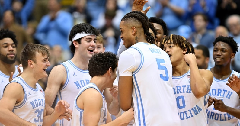 Armando Bacot discusses weight off his shoulder with double-double ...