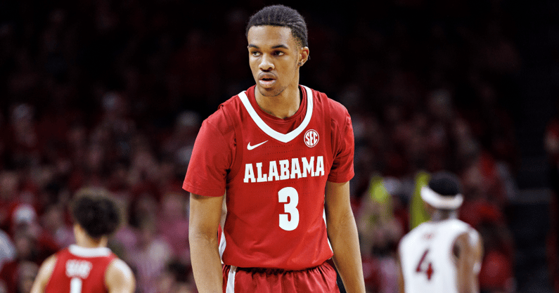 Nate Oats heaps praise on Rylan Griffen following win at Auburn - On3 Nate Oats heaps praise on Rylan Griffen following win at Auburn - On3