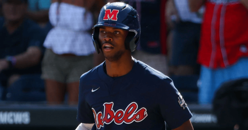 WATCH: Ole Miss, Maryland jaw following TJ McCants' home run - On3