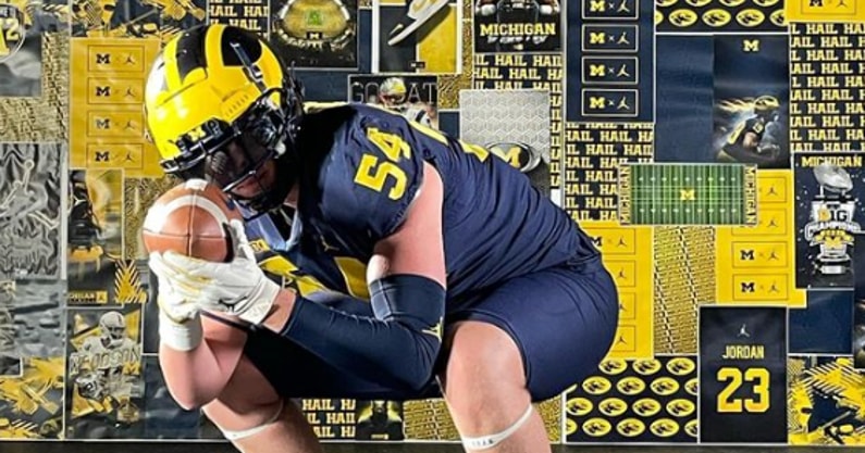 Andrew Sprague, 4-star OT, commits to Michigan Wolverines