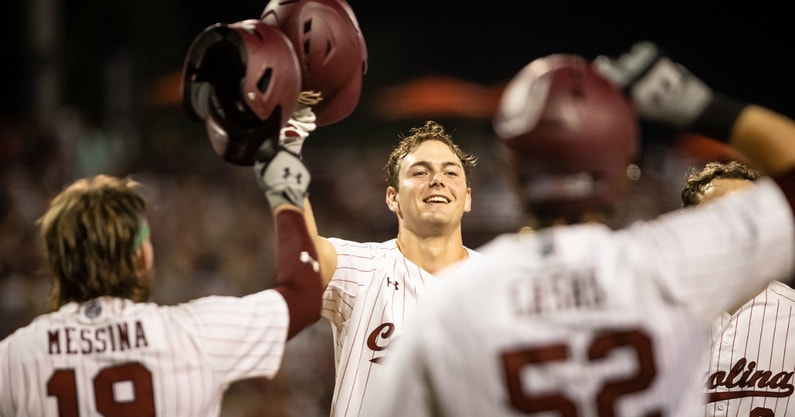 South Carolina baseball moves into the top five in one major poll
