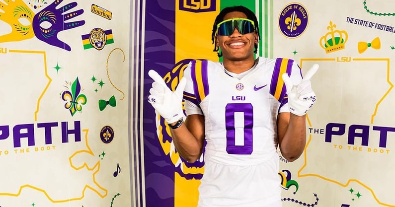 4-star WR Dre'lon Miller is high on LSU after latest visit - On3
