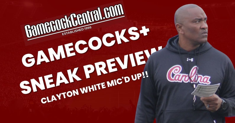 South Carolina Football: Clayton White mic'd up at spring practice