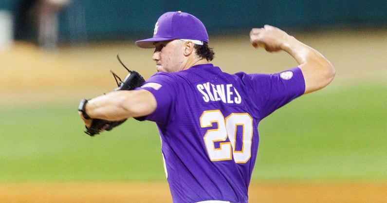 LSU pitcher Paul Skenes reacts to possibility of Ole Miss fans throwing ...