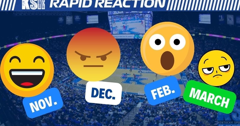 Relive the Kentucky Basketball Season with KSR Rapid Reactions