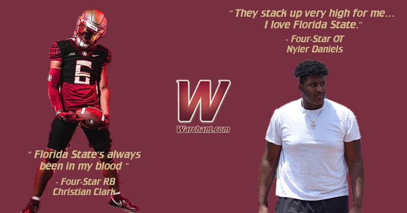 RB Christian Clark, OL Nyier Daniels give FSU visits high marks
