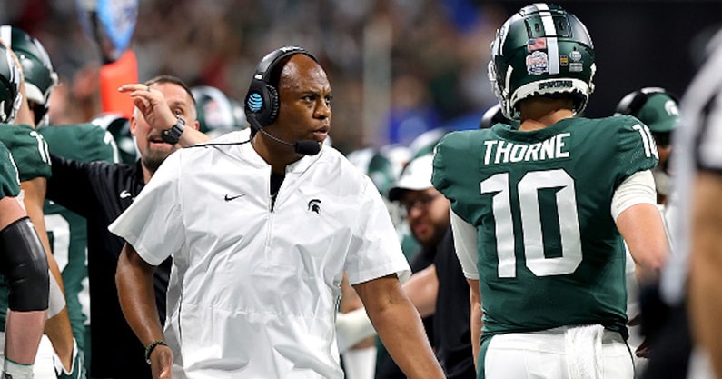 Mel Tucker reacts to transfer departure of Payton Thorne - On3