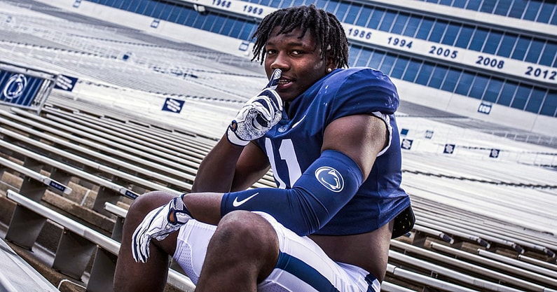 Official visit helped Penn State move higher up 4-star EDGE Jamonta ...