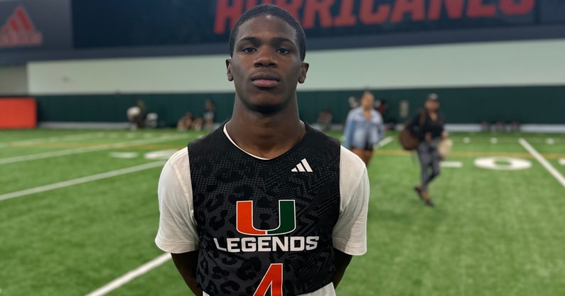 Joshisa Trader makes surprise stop at Miami Legend's Camp