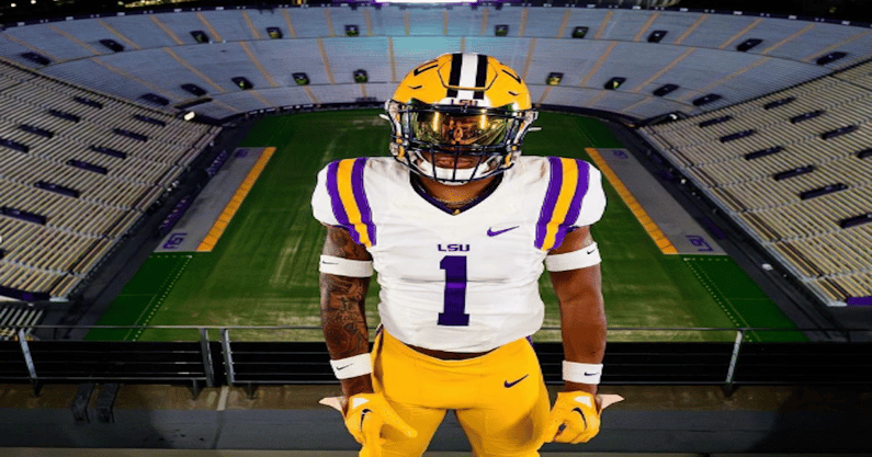 Top 10 RB Caden Durham is back on LSU's campus - On3