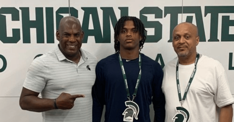 2025 DB Cashus Shivers enjoys another visit to Michigan State