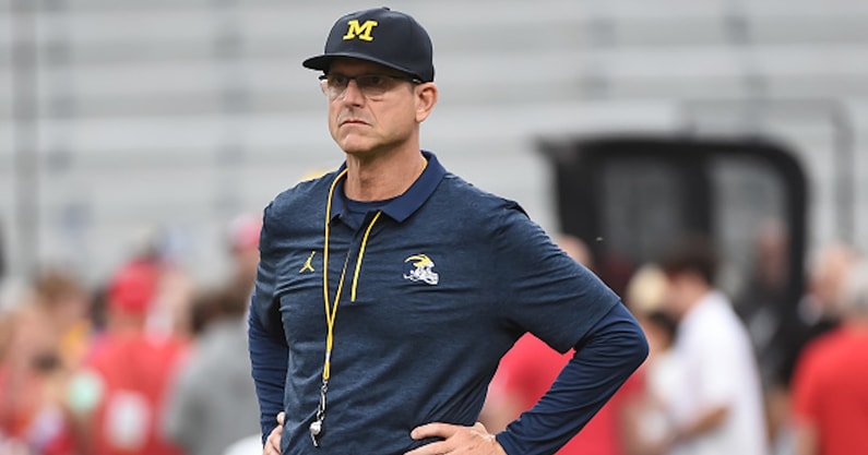 Why missing Jim Harbaugh for three games could affect Michigan, per ...