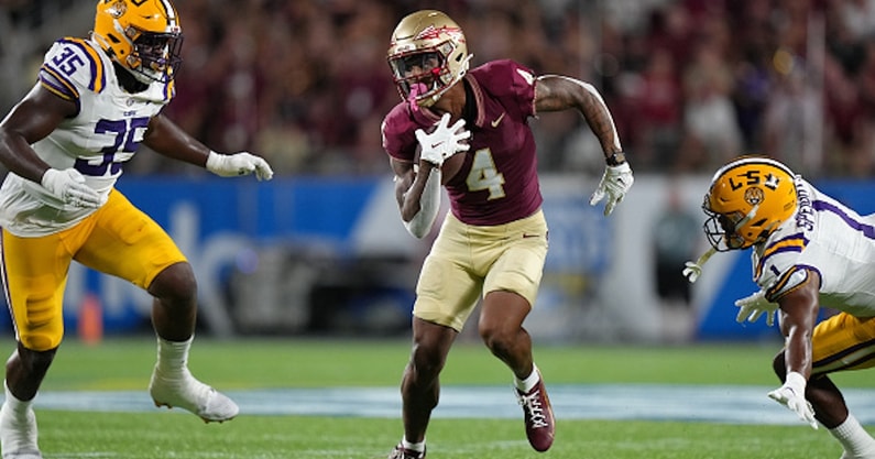 Keon Coleman explains slow start from Florida State receivers