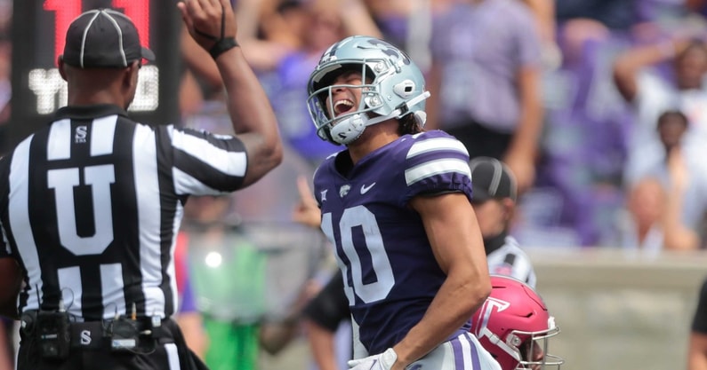 Apparent progress from Kansas State WR Keagan Johnson