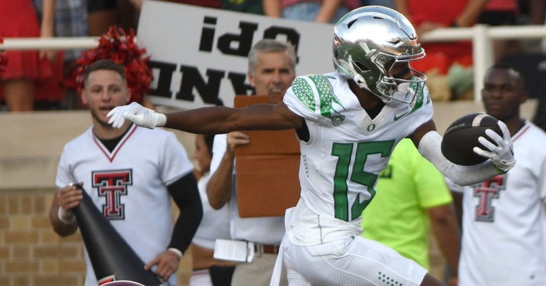 Tez Johnson predicts touchdown catch in Autzen Stadium vs. Hawaii - On3