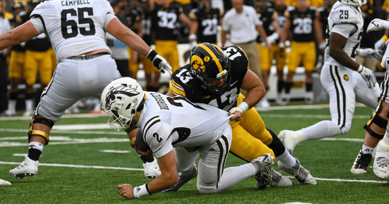 Iowa defense snap counts - Western Michigan