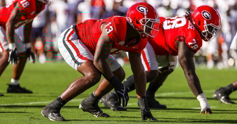 Georgia DE Mykel Williams out for UAB game