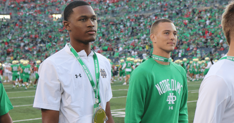 Q&A with Notre Dame QB pledge Deuce Knight after return visit
