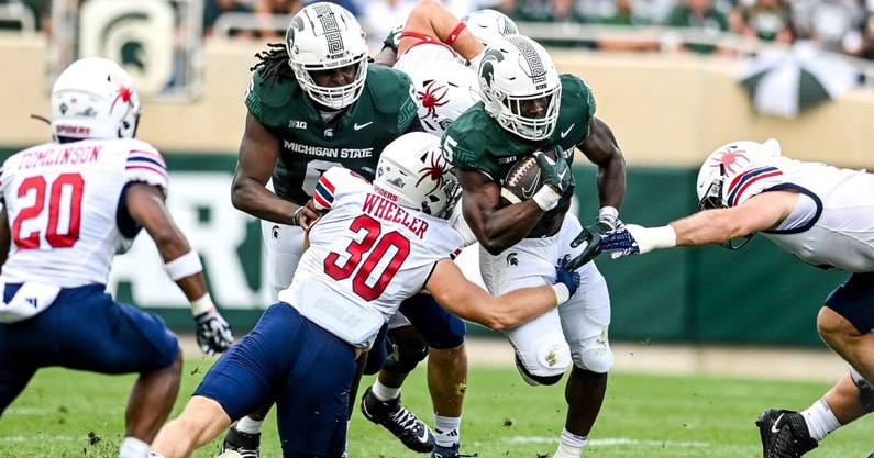 Michigan State starters and how they were ranked as recruits