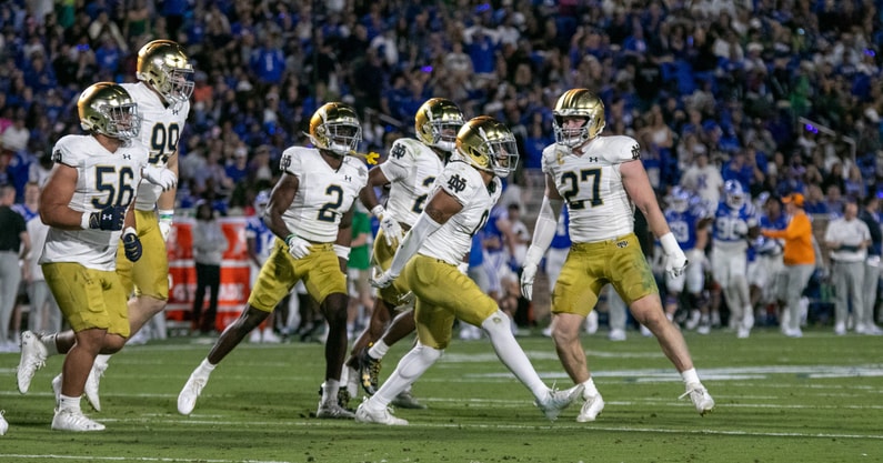 Notre Dame vs. Duke snap counts, participation chart: Defense