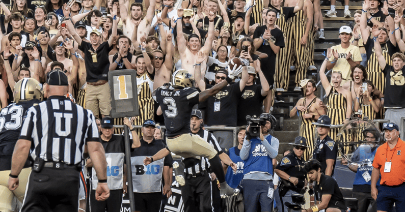 Purdue Air Raid offense grinding things out with strong run game - On3