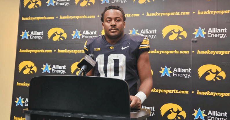 Nick Jackson happy with Iowa's defense