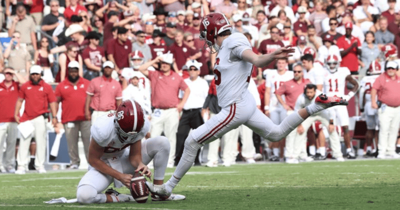 Alabama's players of the week; SEC honors Eboigbe, Reichard