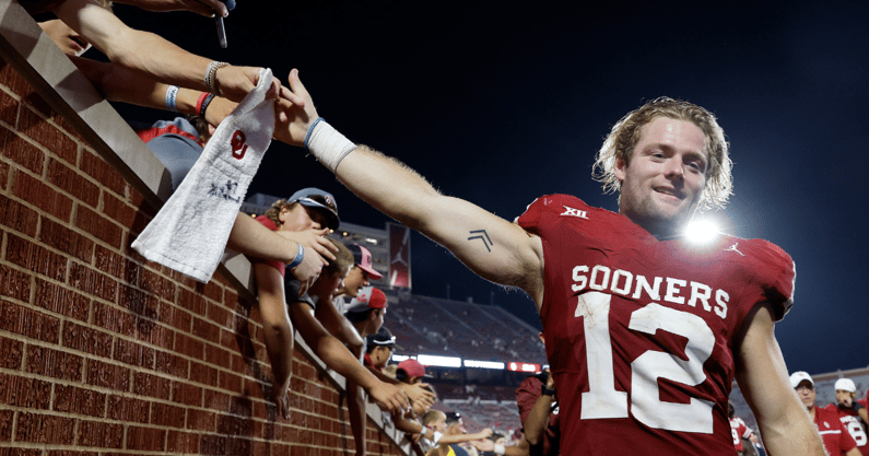 Drake Stoops stresses need for Oklahoma to finish strong to father Bob ...