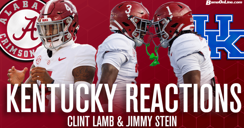 BOL on YouTube: Alabama vs. Kentucky reactions