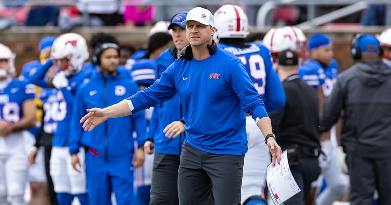 WATCH: Rhett Lashlee previews SMU vs. Navy - On3