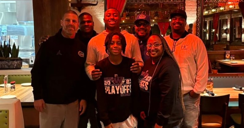 Inside Billy Napier's in-home visit with DJ Lagway