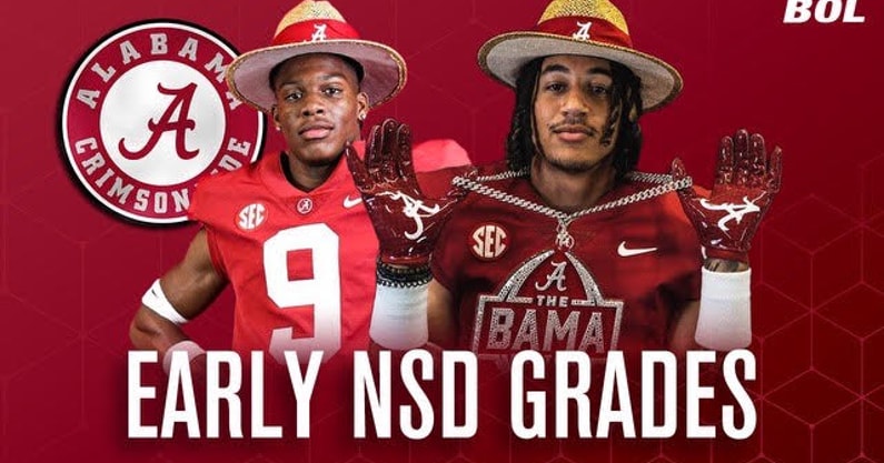 Alabama Early Signing Period Class Grades - On3